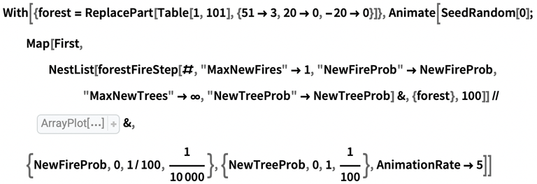 A Forest Fire Model in 1, 2, and 3 Dimensions - Phileas Dazeley-Gaist